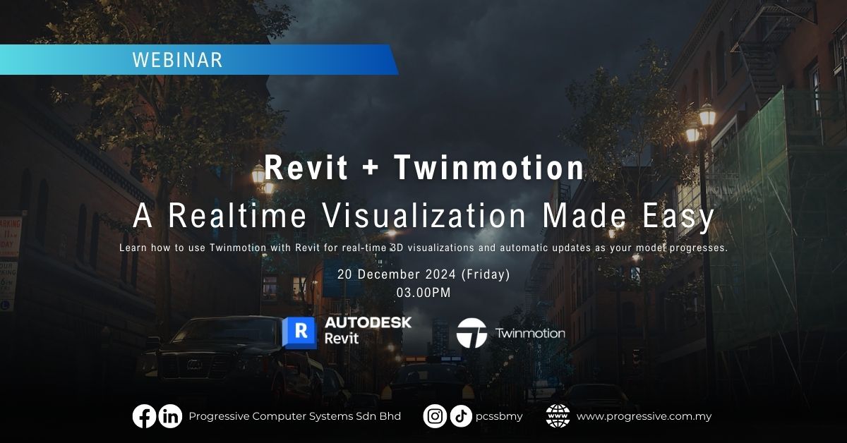 Webinar Revit + Twinmotion - A Realtime Visualization Made Easy - Progressive Computer Systems ...