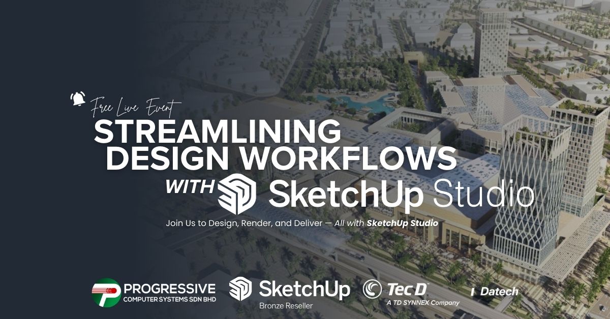 [LIVE Event] Streamlining Design Workflows with SketchUp Studio ...